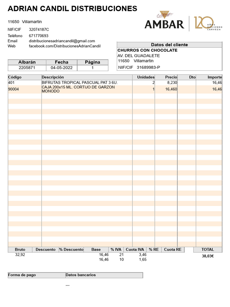 Albarán 1-2205871 | PDF