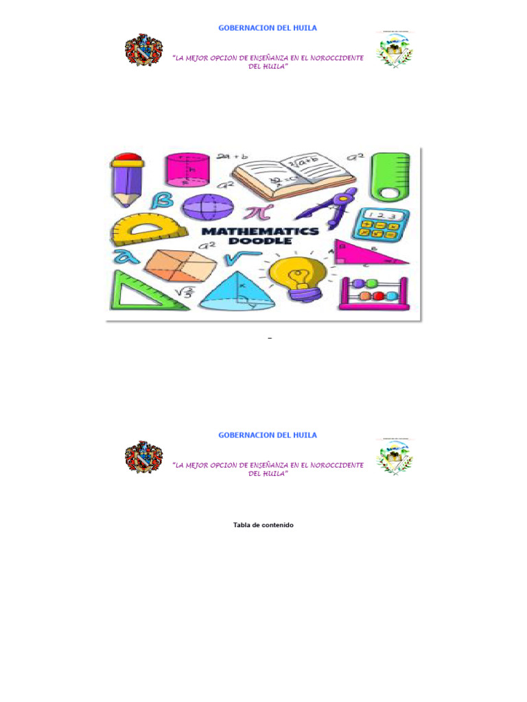 Programación MATEMATICAS, ESTADISTICA Y GEOMETRIA 2025 | PDF ...