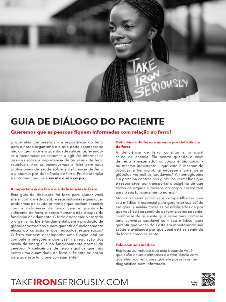 Patient Discussion Guide v6 PTBR PTB | PDF | Corpo humano | Ferro