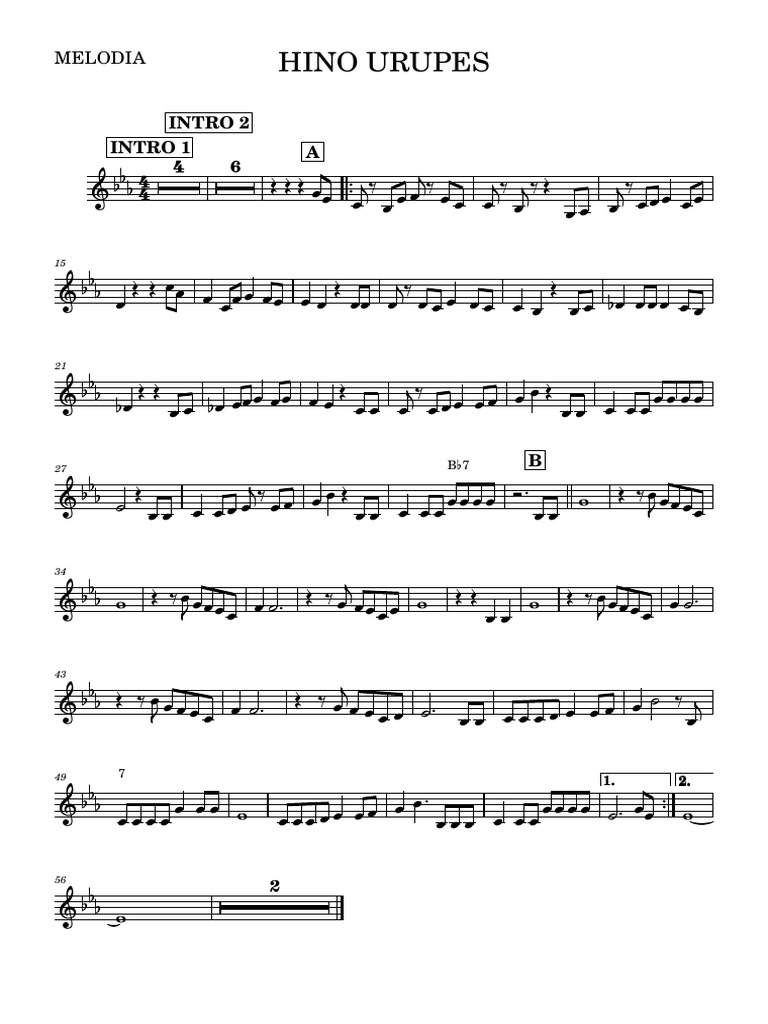 Hino Urupes Melodia | PDF
