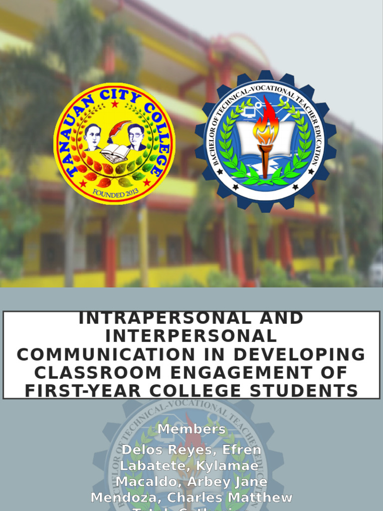 Intra Inter Final Def | PDF | Communication | Cognition
