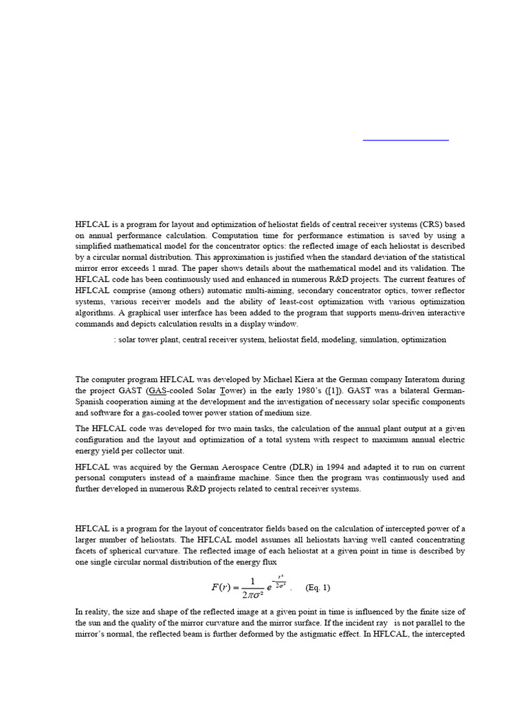 Visual Hflcal - A Software Tool | PDF | Normal Distribution | Mathematical Optimization