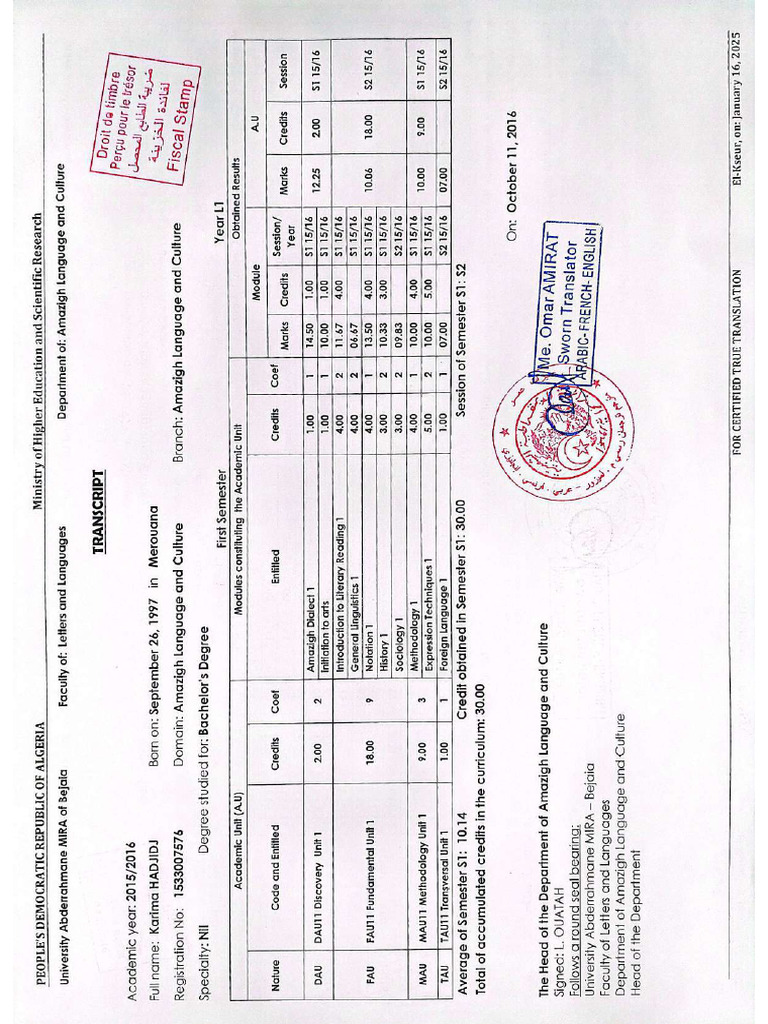 parcours académique malak_11 | PDF