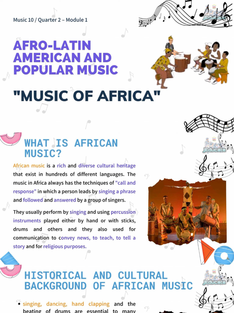 G10 Music of Africa | PDF