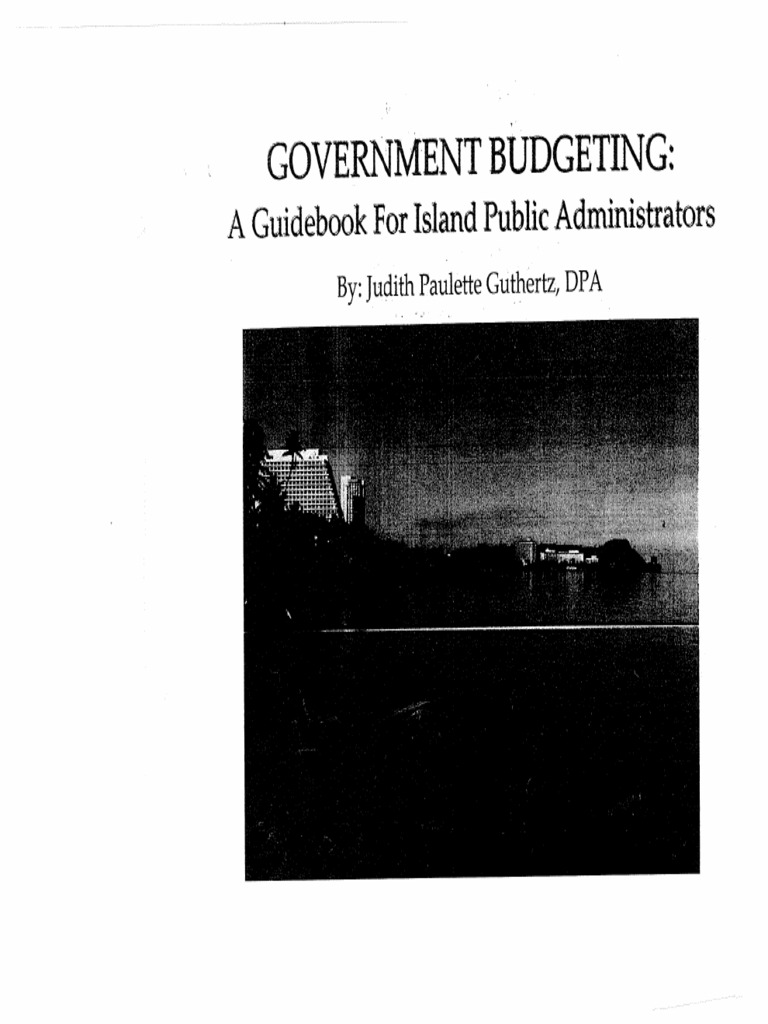 PA303 Government Budgeting Book | PDF