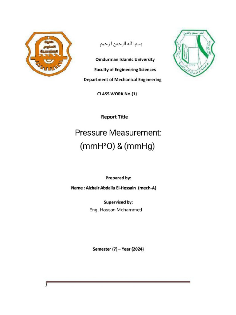 Pressure Measurement Units Explained | PDF