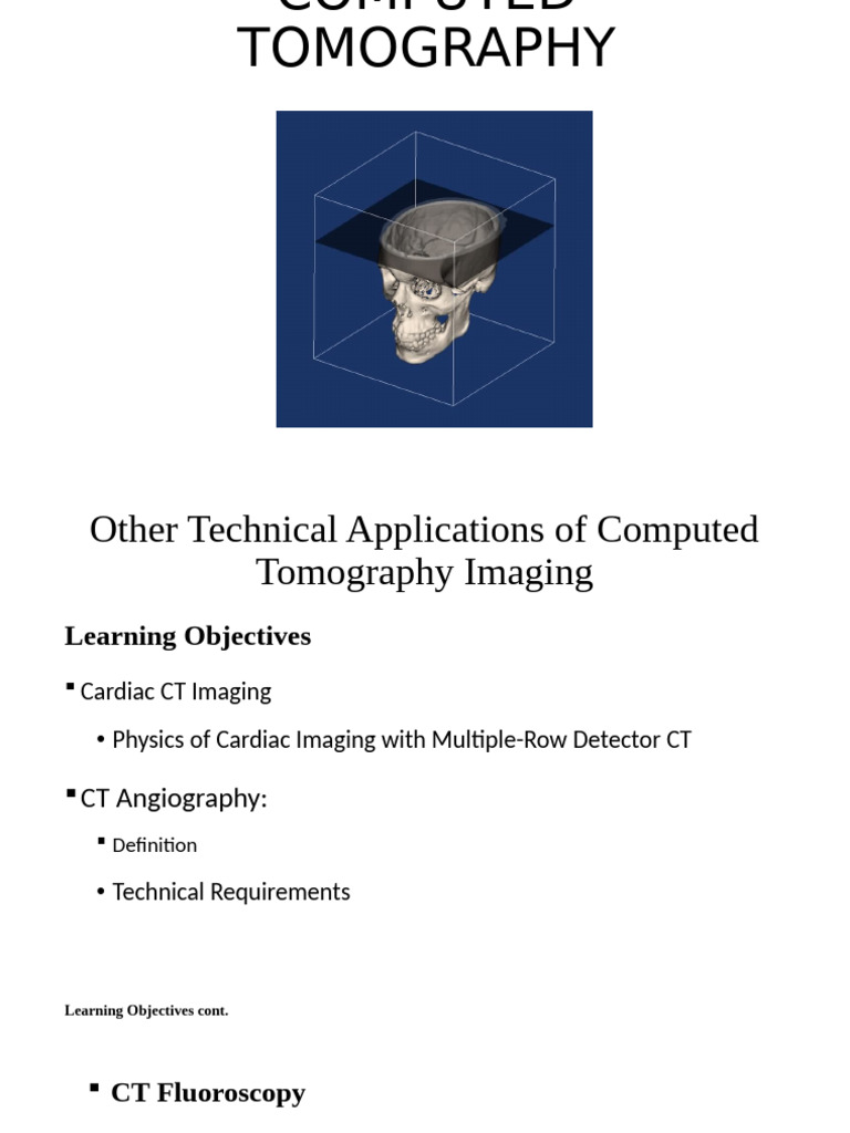 Cardiac Computed Tomography (CT) | PDF | Ct Scan | Medical Imaging