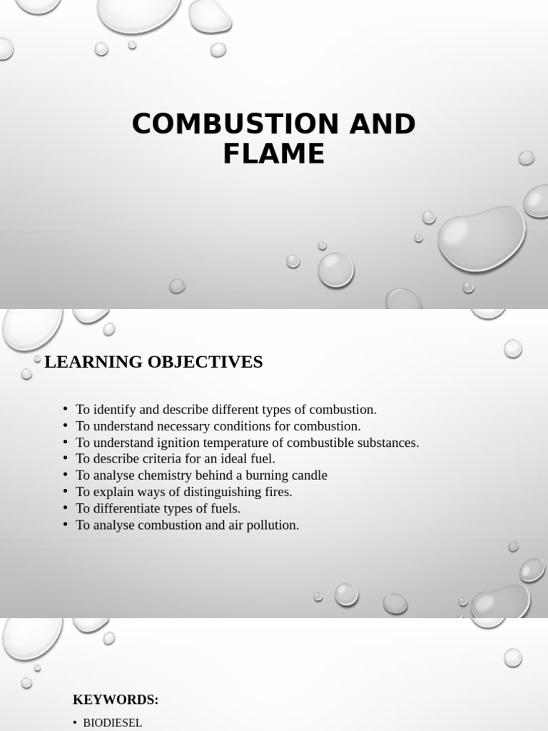 Types of Combustion Explained | PDF | Combustion | Candle