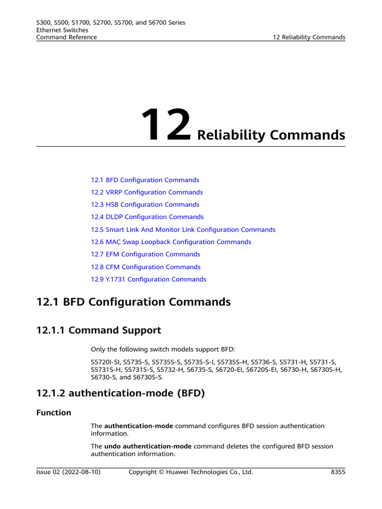 01-12 Reliability Commands | PDF | I Pv6 | Computer Science