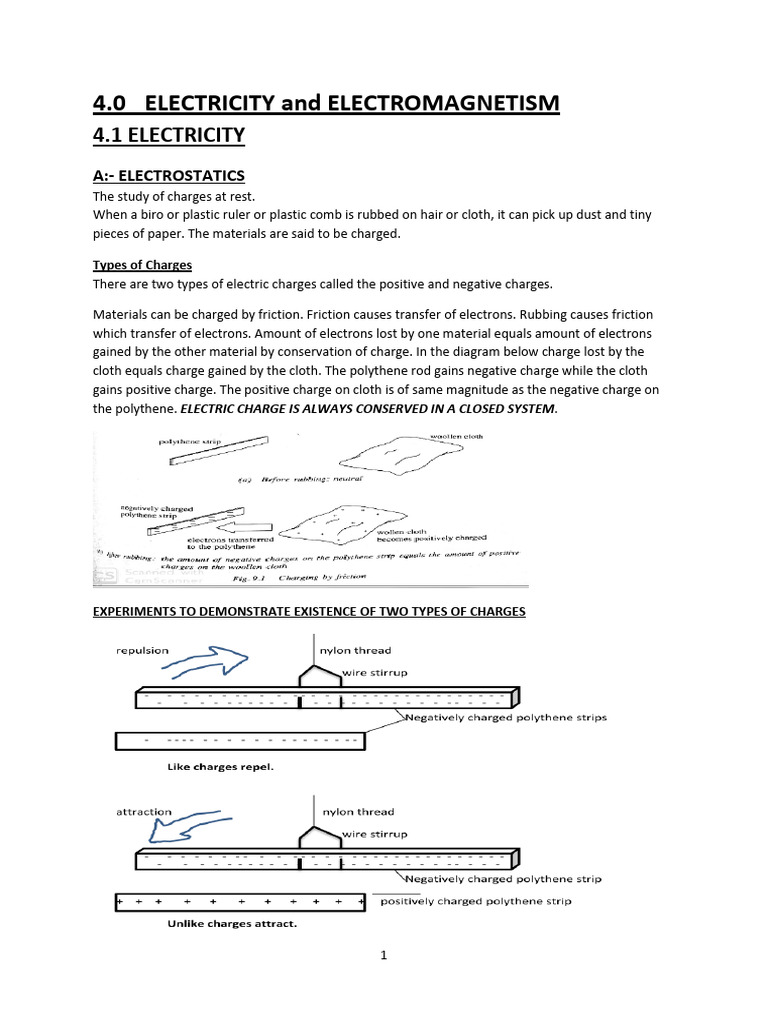 Understanding Electricity and Electromagnetism | PDF | Capacitor | Series And Parallel Circuits