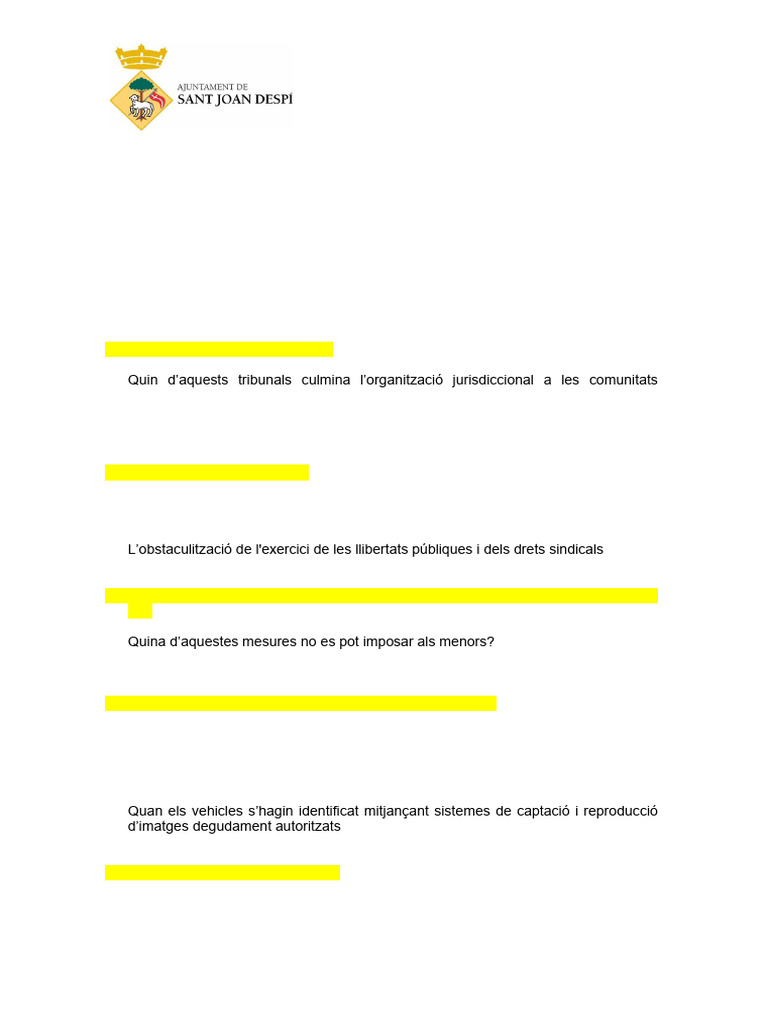 Prova Teorica Amb Resposta | PDF