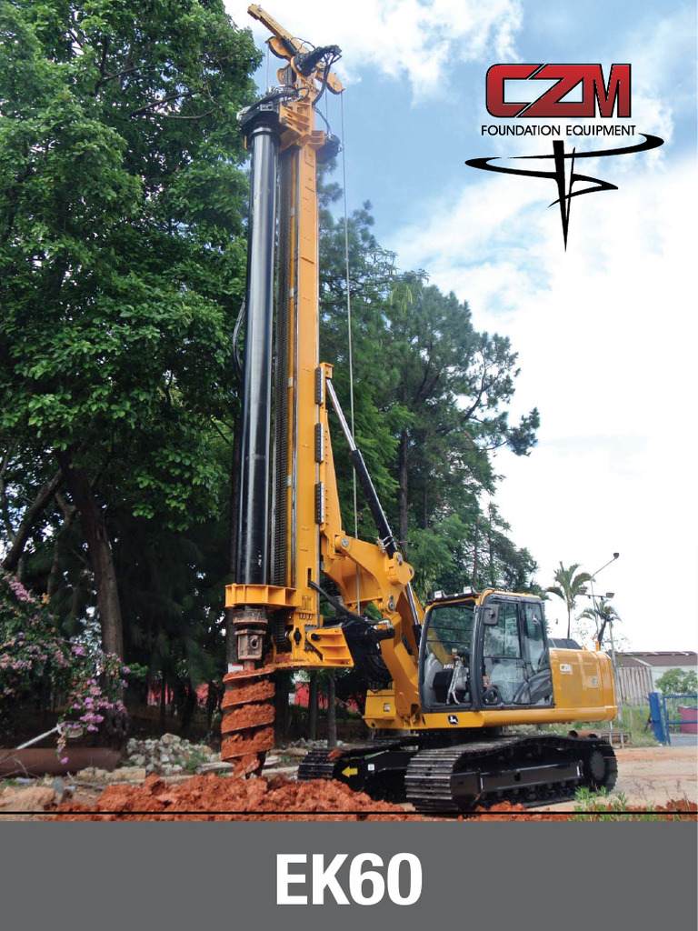 Compact EK60 Drilling Rig Specifications | PDF | Deep Foundation ...