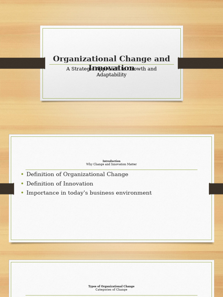 Organizational Change | PDF