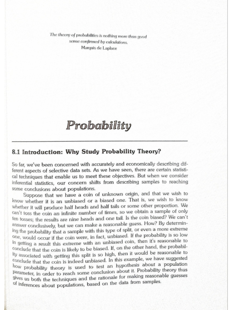 Probability Stats | PDF