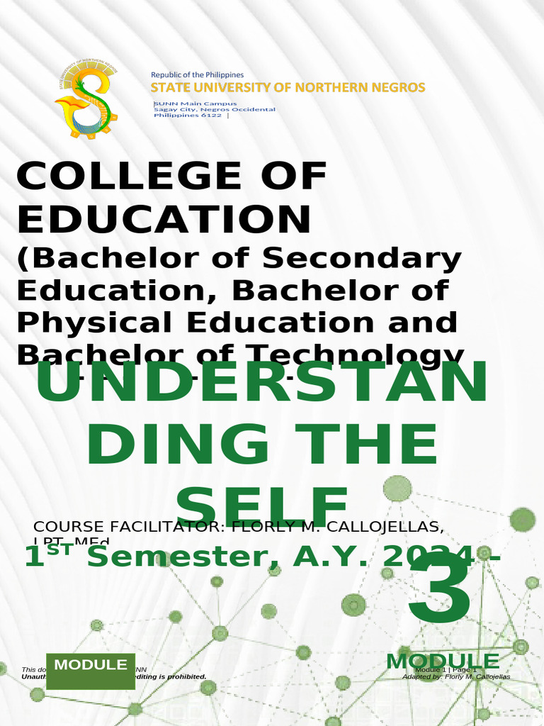 UTS-MODULE-3 | PDF | Self Efficacy | Metacognition