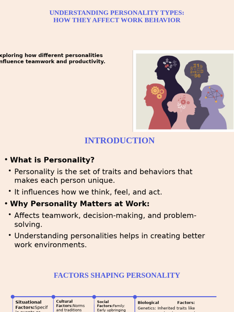 Understanding Personality Types | PDF | Personality Psychology | Extraversion And Introversion