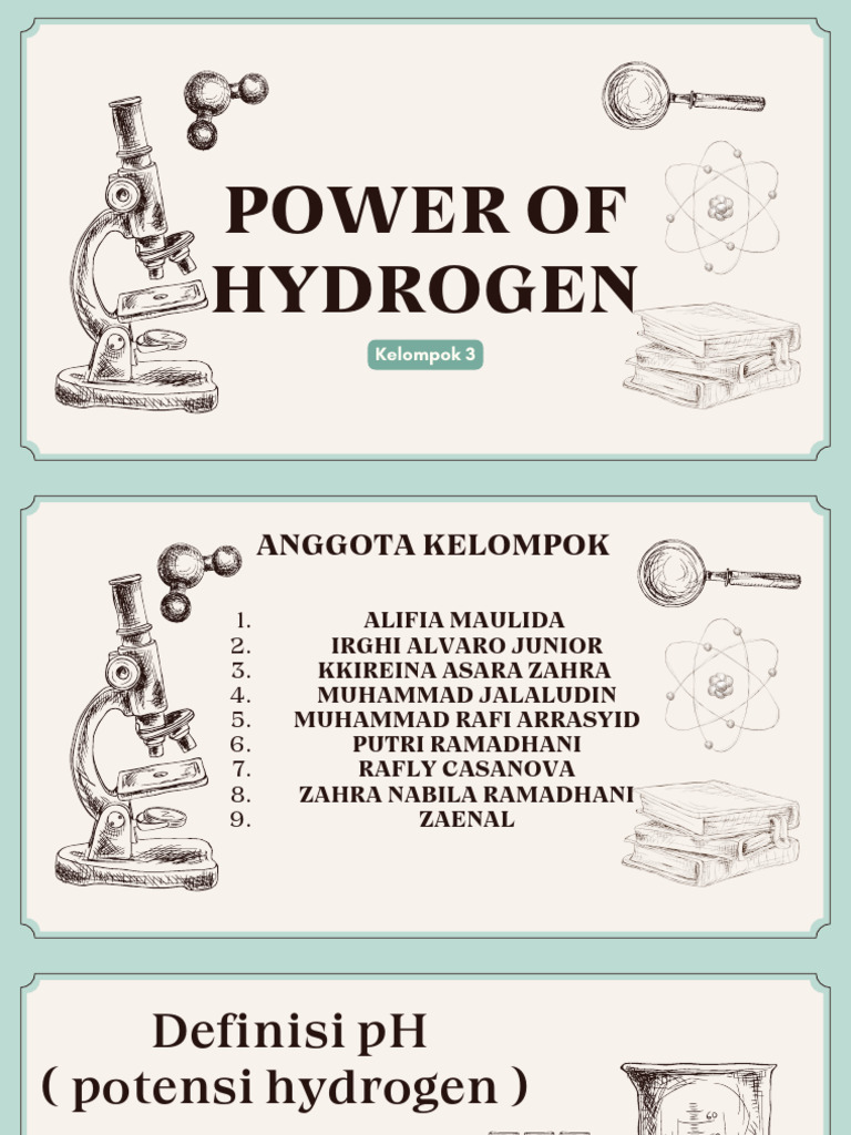 Cream and Green Illustrative Science Project Presentation | PDF