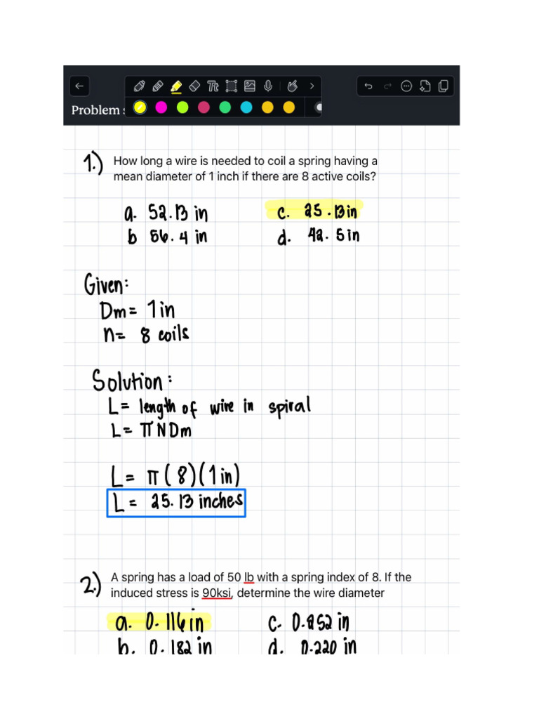 Springs | PDF