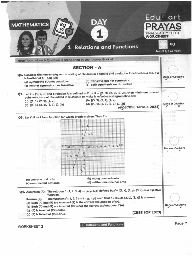 Maths Worksheet | PDF