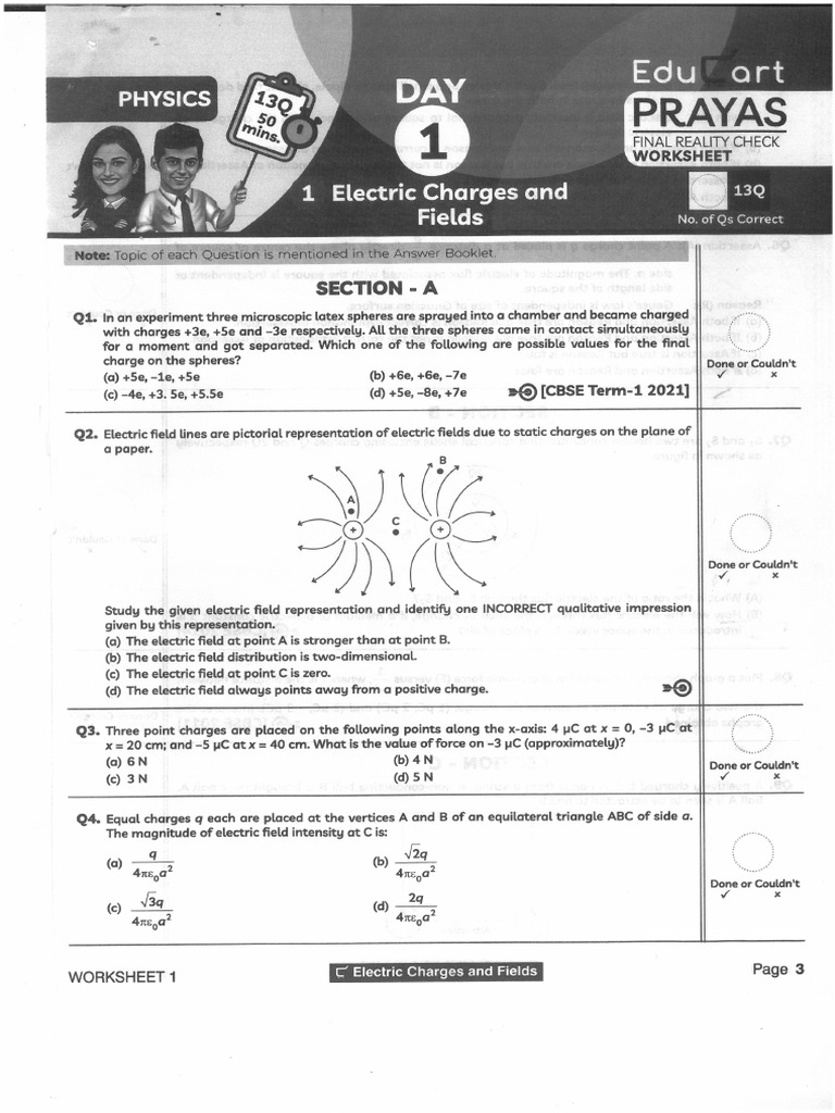Physics Worksheet | PDF
