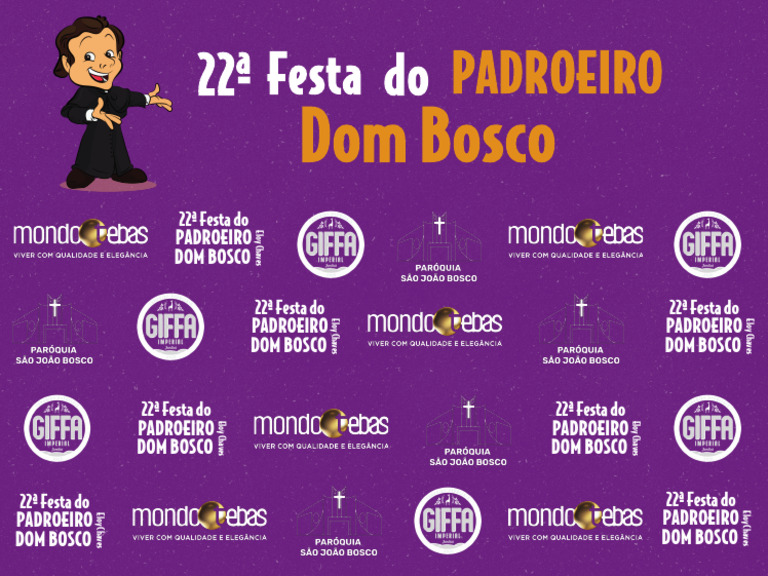 Backdrop 4x3m 22 Festa Padroeiro | PDF