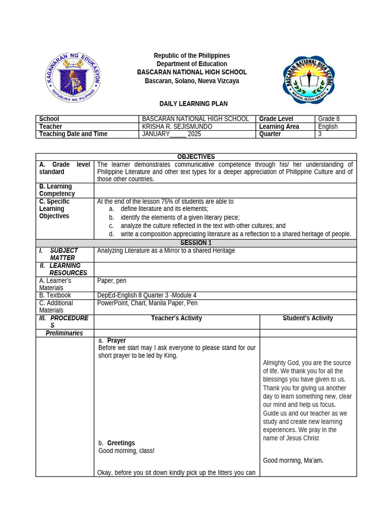 Grade 8 English: Exploring Literature | PDF | Sita | Rama