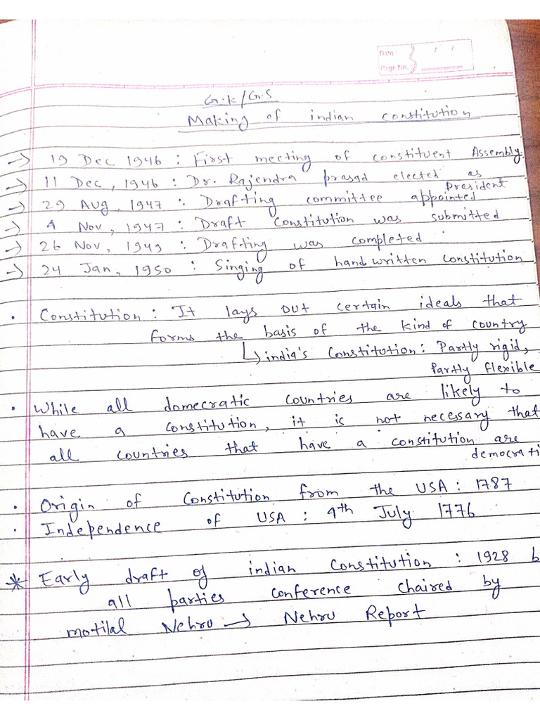 Making of Constitution | PDF