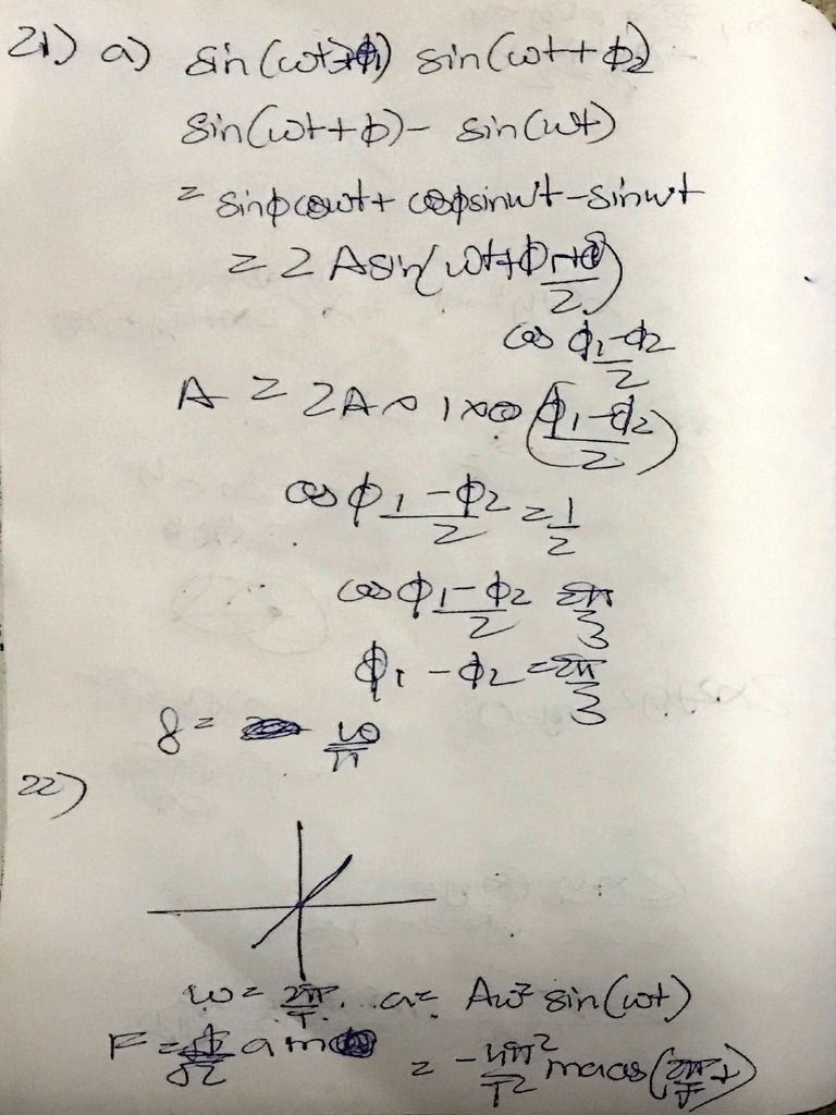 Physics Cas SHM | PDF