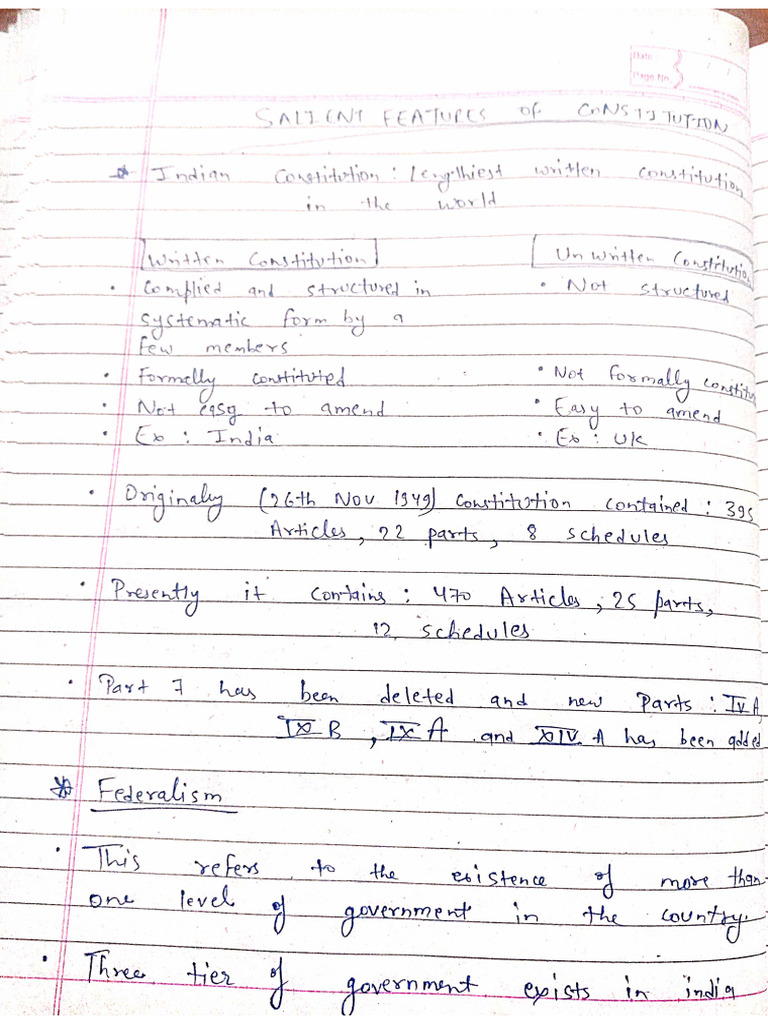 Indian Federalism and Constitutional Schedules | PDF