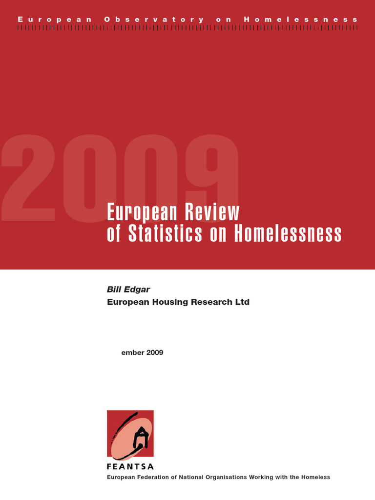 European Homelessness Statistics Review | PDF | Mental Disorder ...
