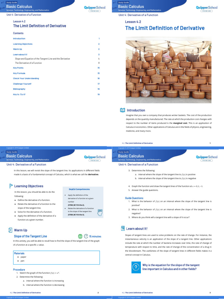 p-cal | PDF | Derivative | Tangent