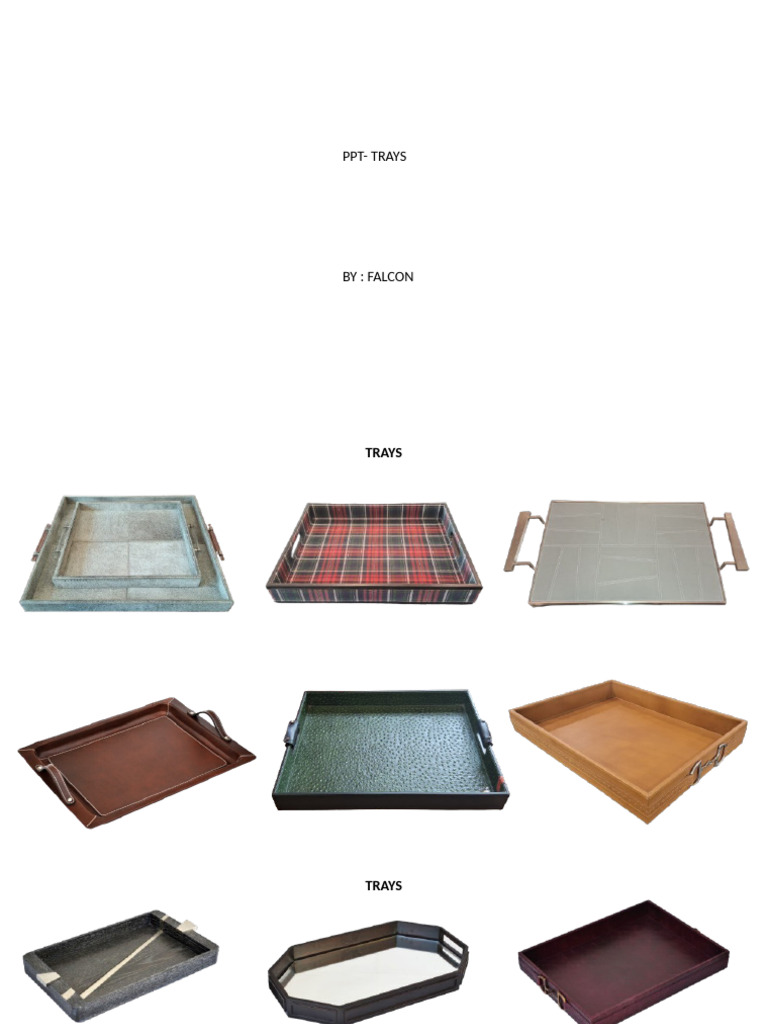 Trays | PDF