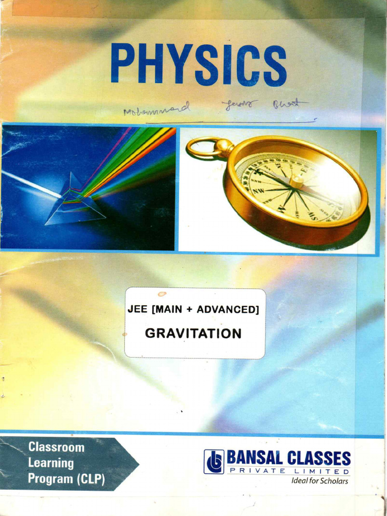 Bansal Module Gravitation | PDF