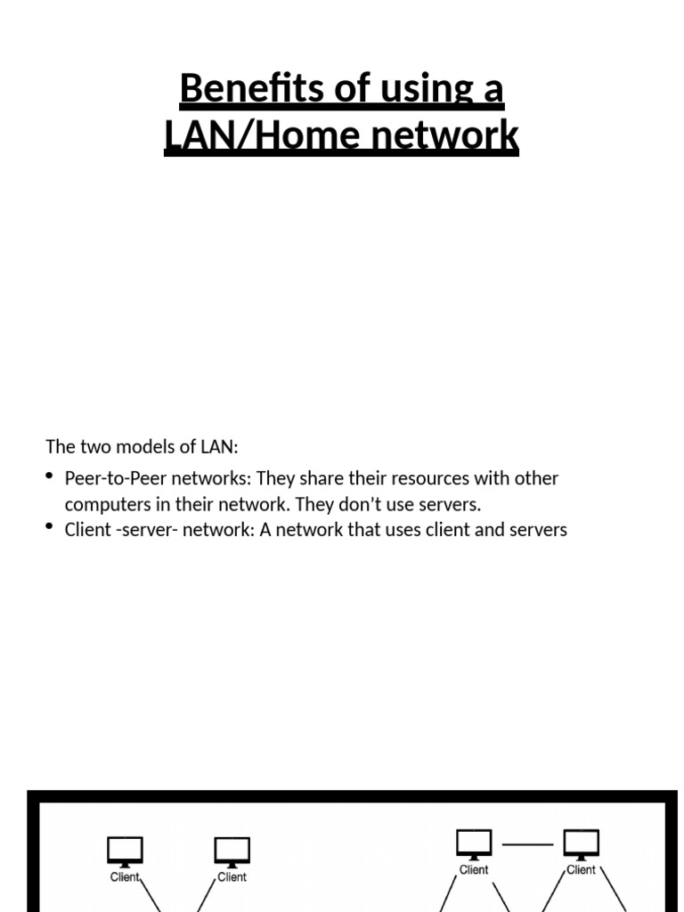 Benefits of Using A LAN | PDF
