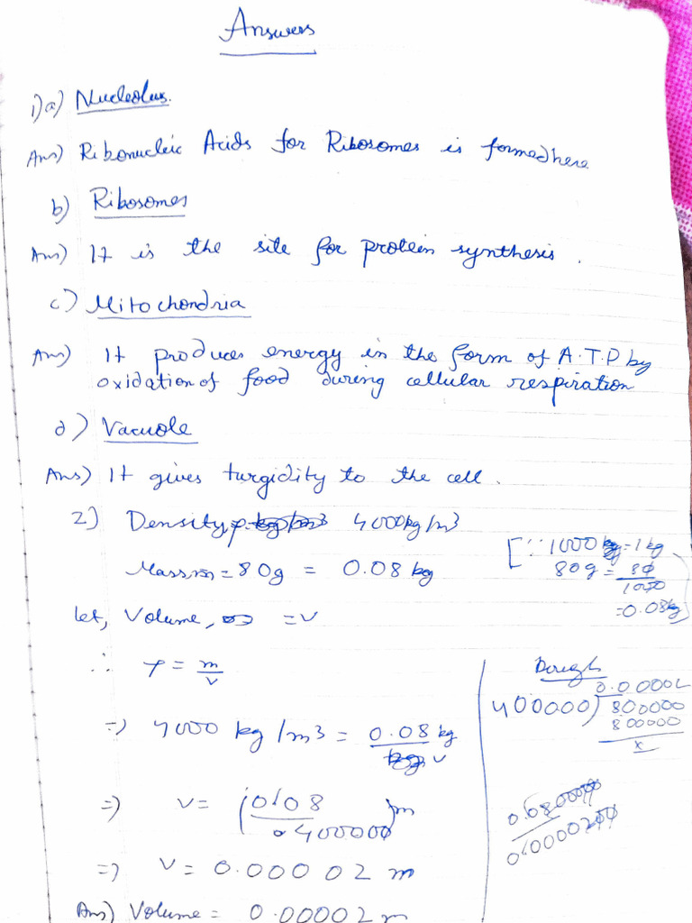 54 SWARNAVA DUTTA 7F SCIENCE EXAM 2 | PDF