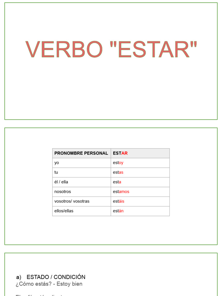 Pronombres y Verbos en Español | PDF
