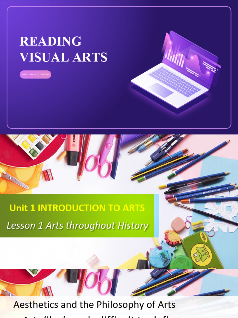Lesson 1 Introduction To Visual Arts | PDF | The Arts | Aesthetics