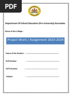 Assignment Certificate | PDF