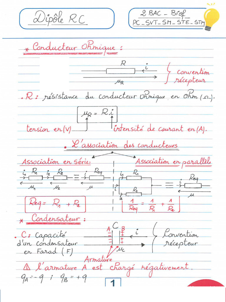 Dipole RC Cours | PDF