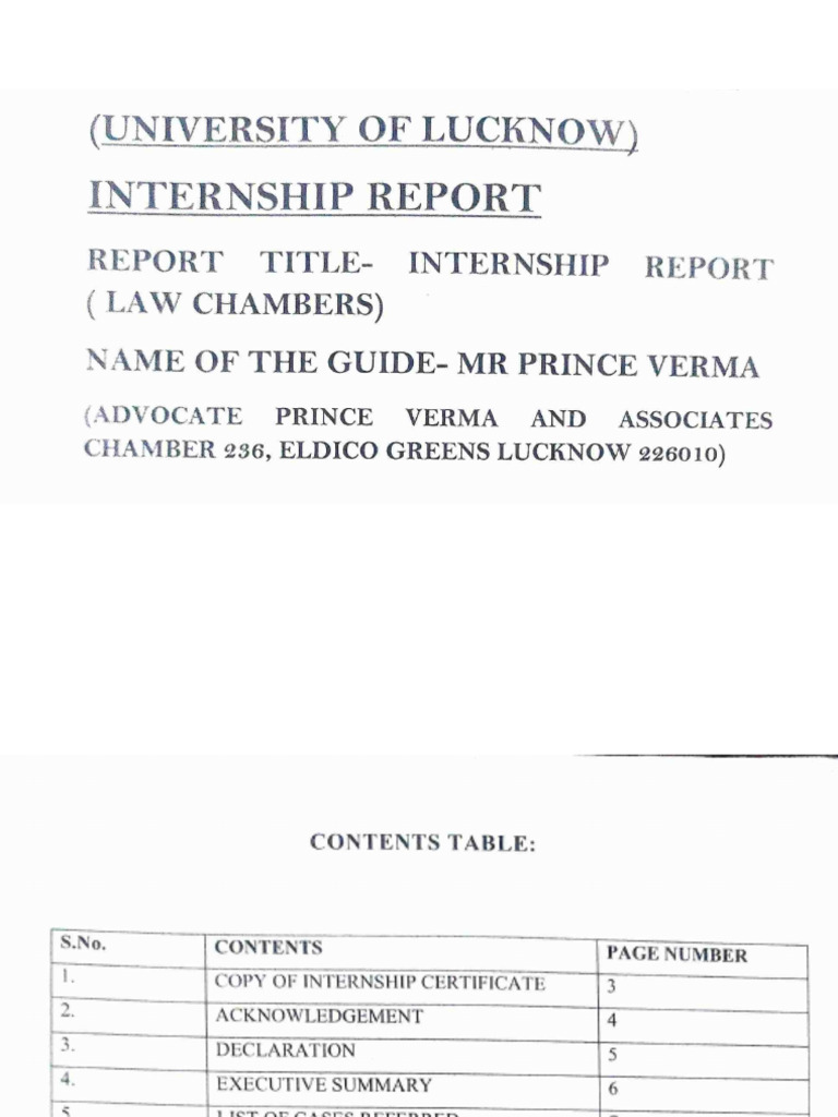 Internship Report | PDF