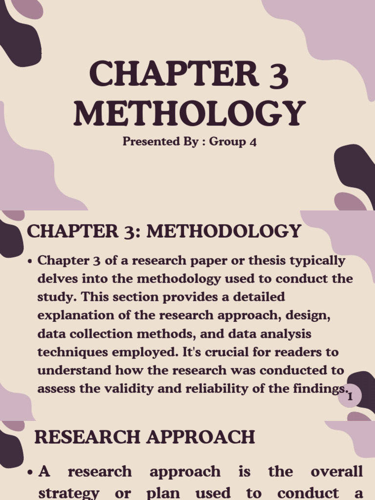 The Three Main Types of Research Methodology | PDF | Sampling ...