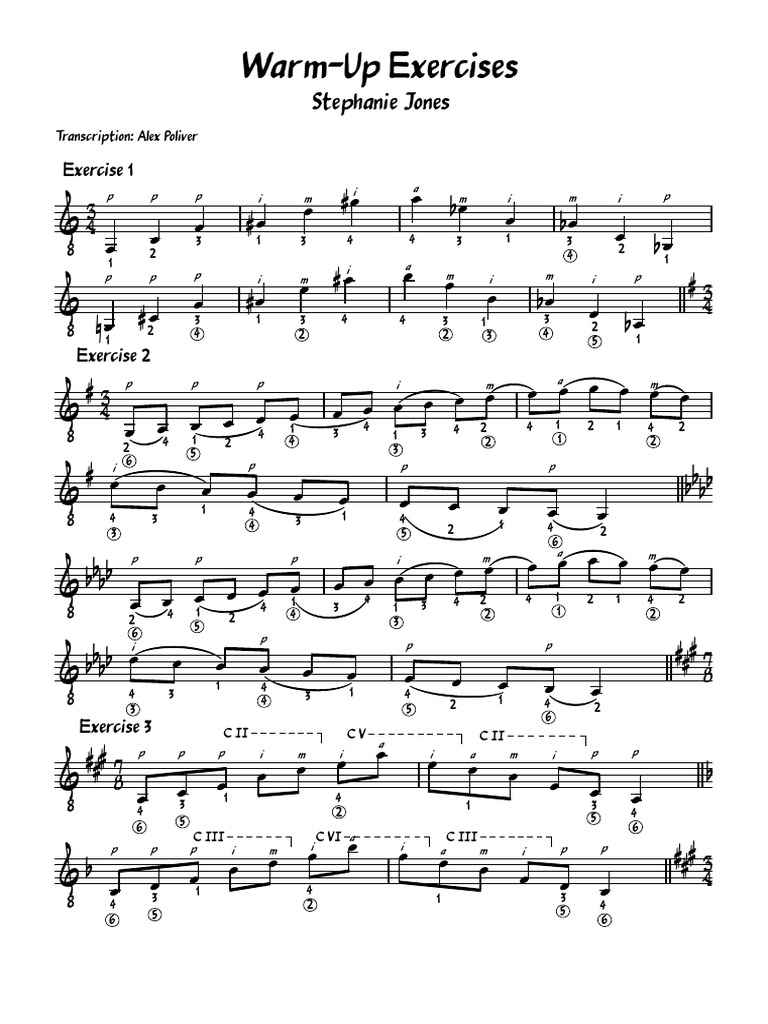 Warm-Up - Exercises 2 | PDF