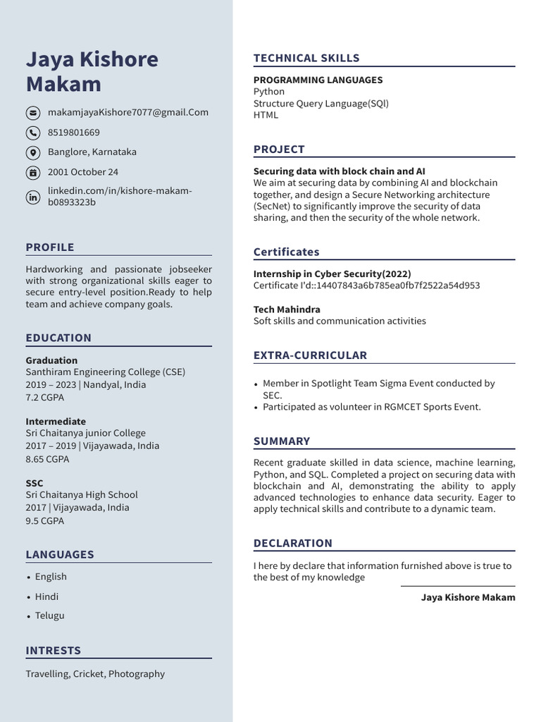 Jaya Kishore Makam 2025 | PDF | Computing