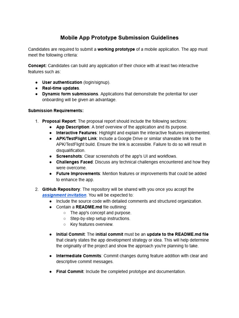 677c5c62d25f8 Mobile App Prototype Submission Guidelines | PDF | Mobile ...