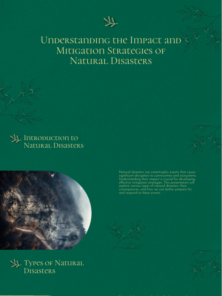 Slidesgo Understanding The Impact and Mitigation Strategies of Natural ...