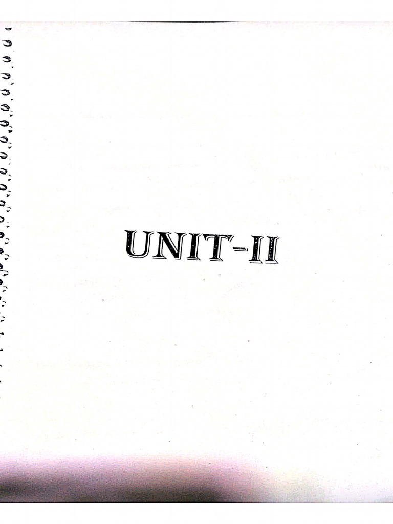 FA Unit II-1 | PDF