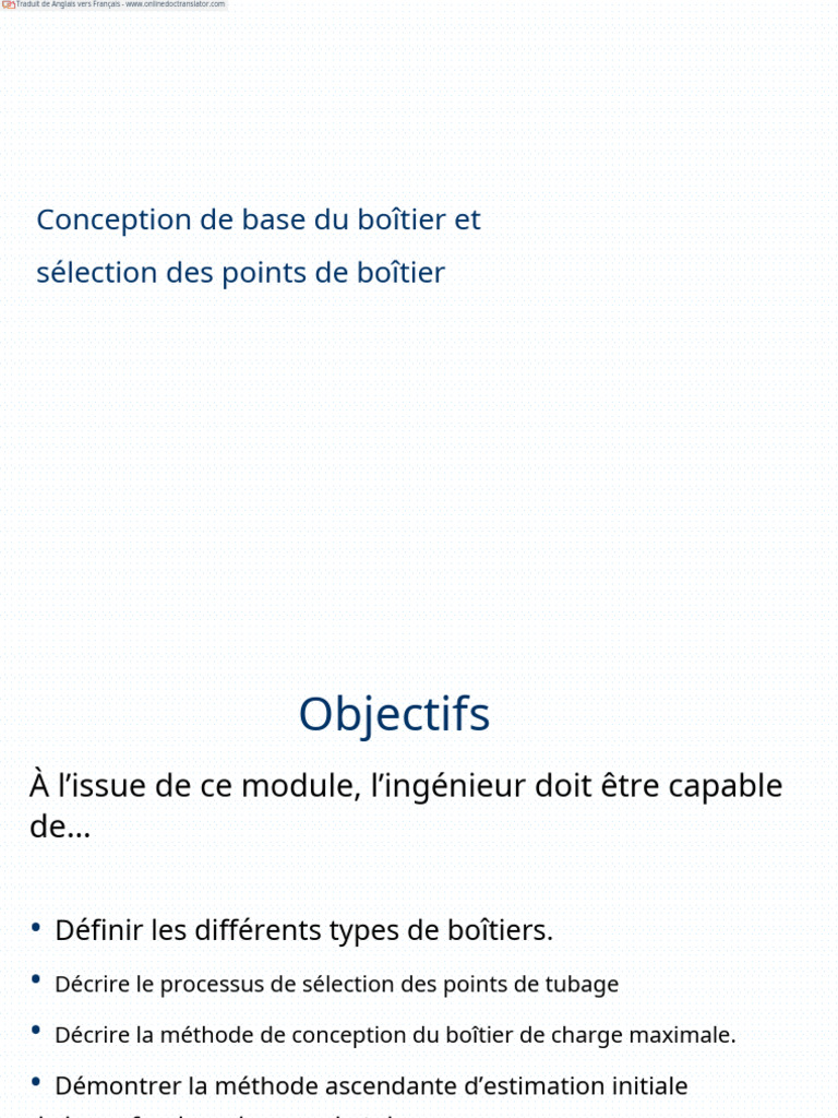 Conception et sélection du casing | PDF | Forage
