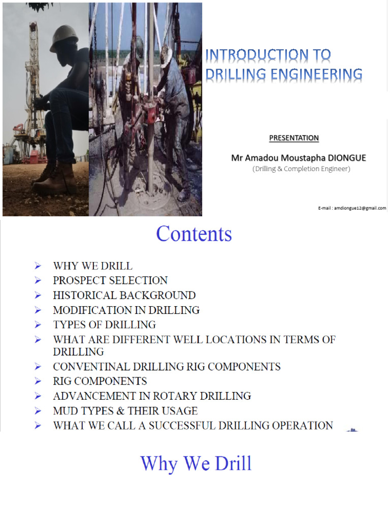 Introduction To Drilling Engineering | PDF
