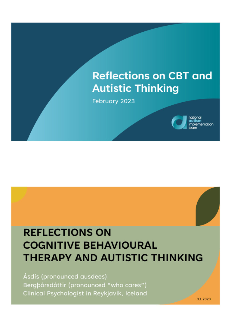 NAIT Webinar Slides Reflections On CBT and Autistic Thinking 03.02.23 ...