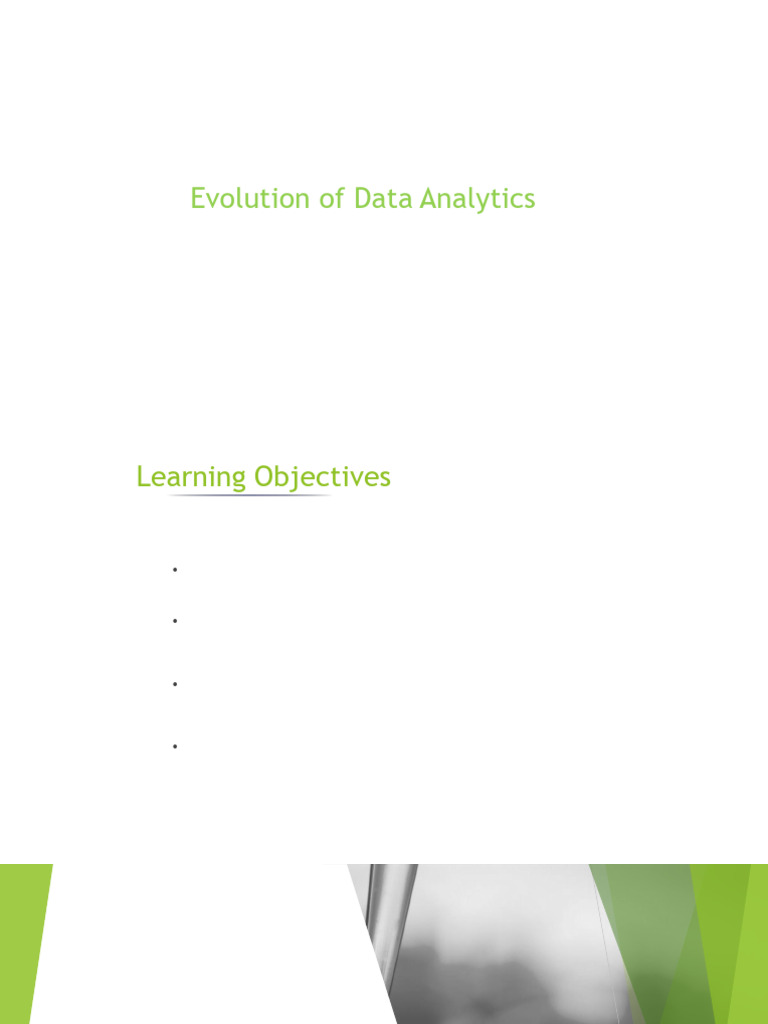 Evolution of Data Analytics | PDF | Analytics | Data Analysis